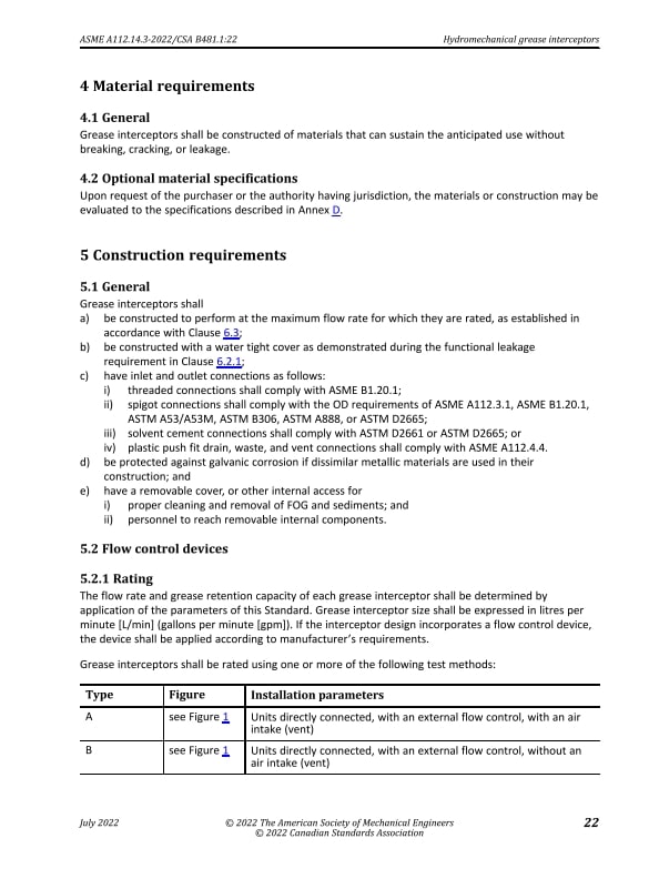 استاندارد ASME A112.14.3 HYDROMECHANICAL GREASE INCEPTORS نسخه 2022 ...