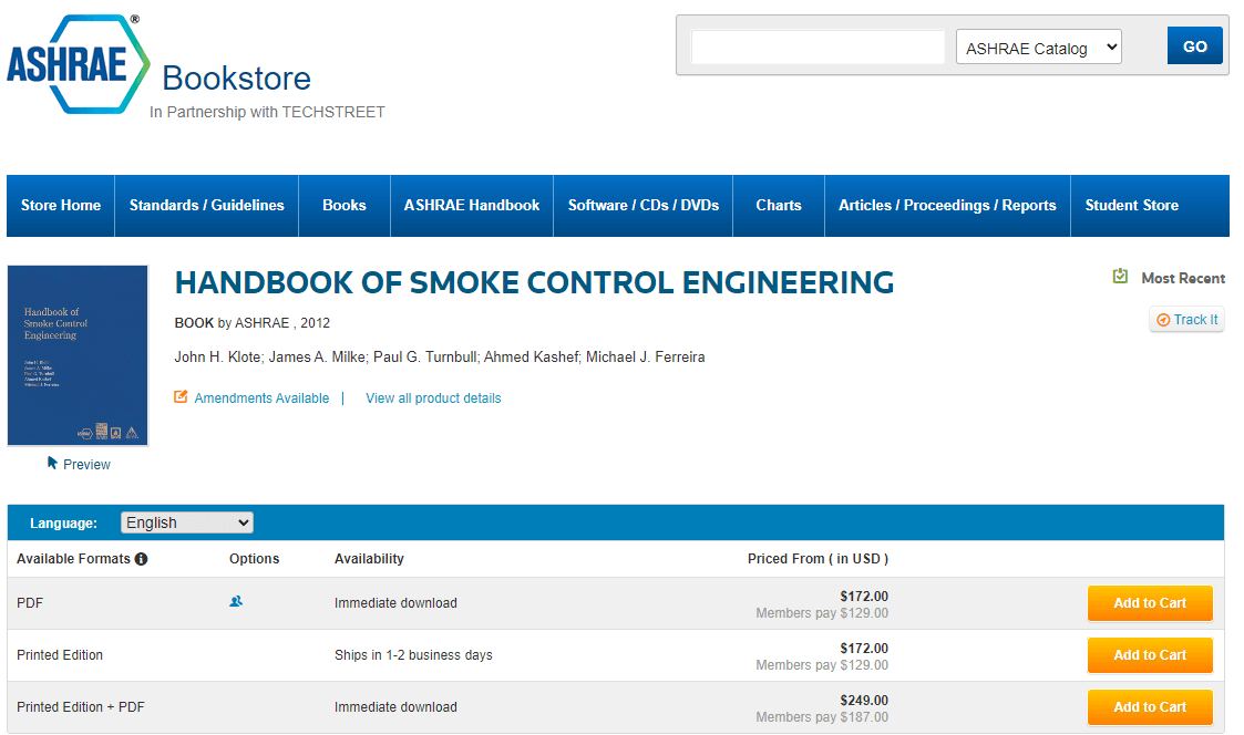 هندبوک اشری (Handbook of Smoke Control Engineering 2012) - Irancanftech ...